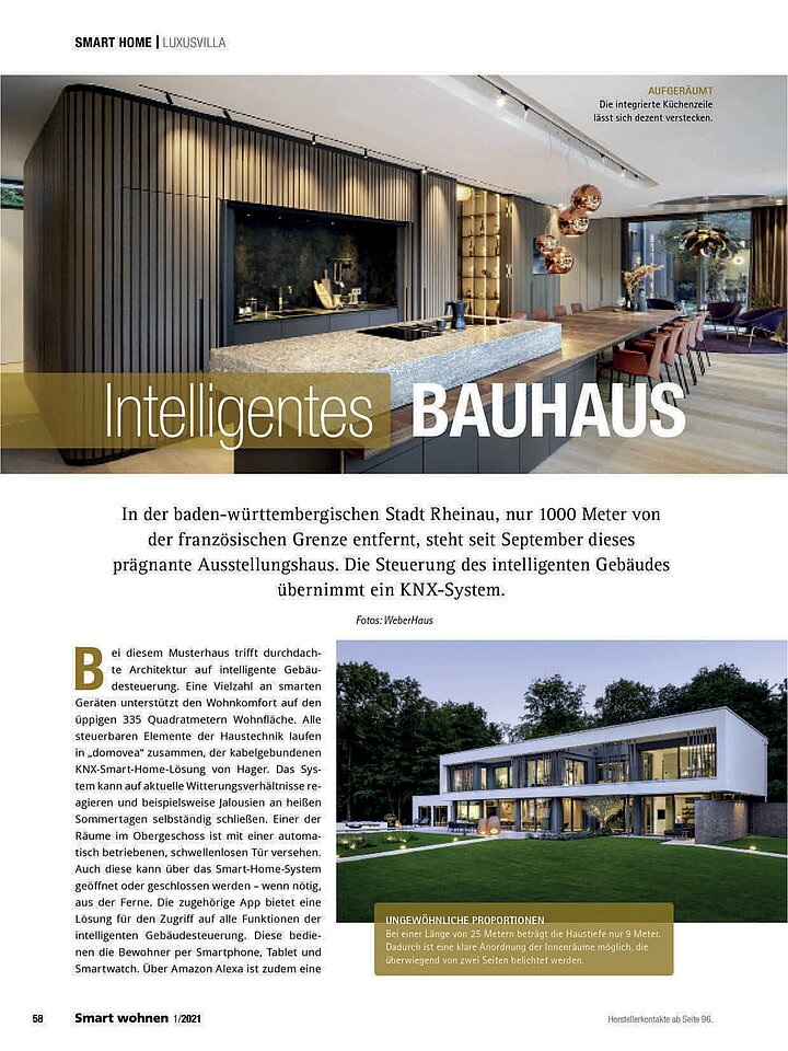 smart wohnen Ausgabe 1 2021 - WeberHaus